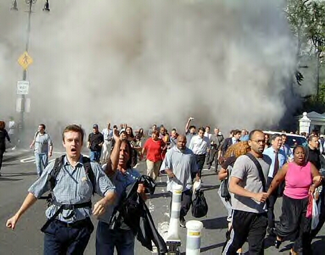 Sept 11 people running | God Reports