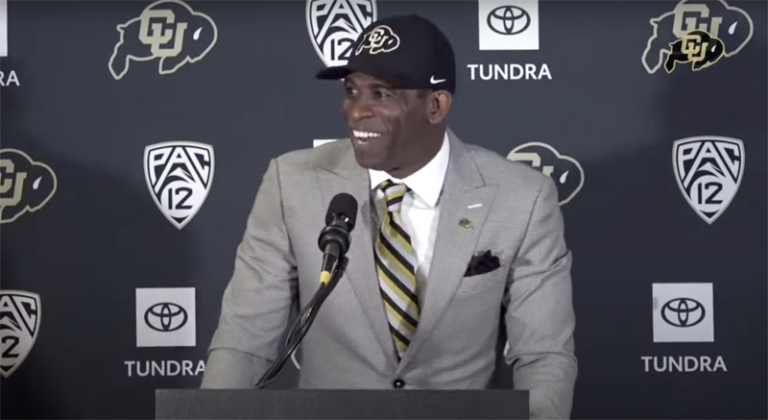 Deion Sanders gushes about God in CU coaching debut